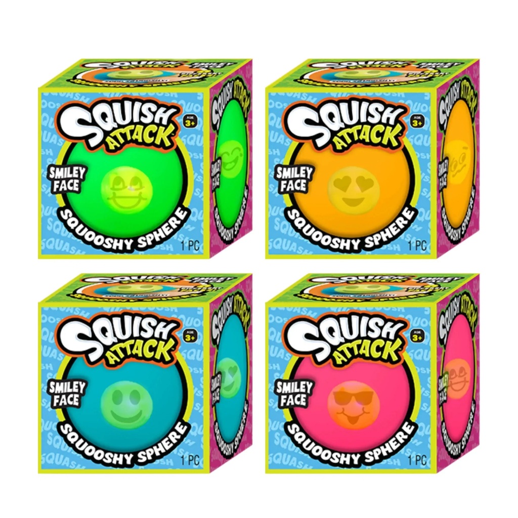 Jual MAINAN SQUISHY JARU STRESS BALL STRETCHY ATTACK GLOW EMOJI ...