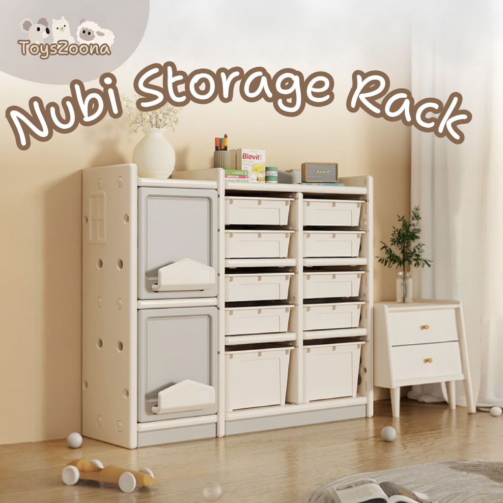 Jual ToysZoona Rak Penyimpanan Mainan Anak NUBI Toys Organizer Rack ...