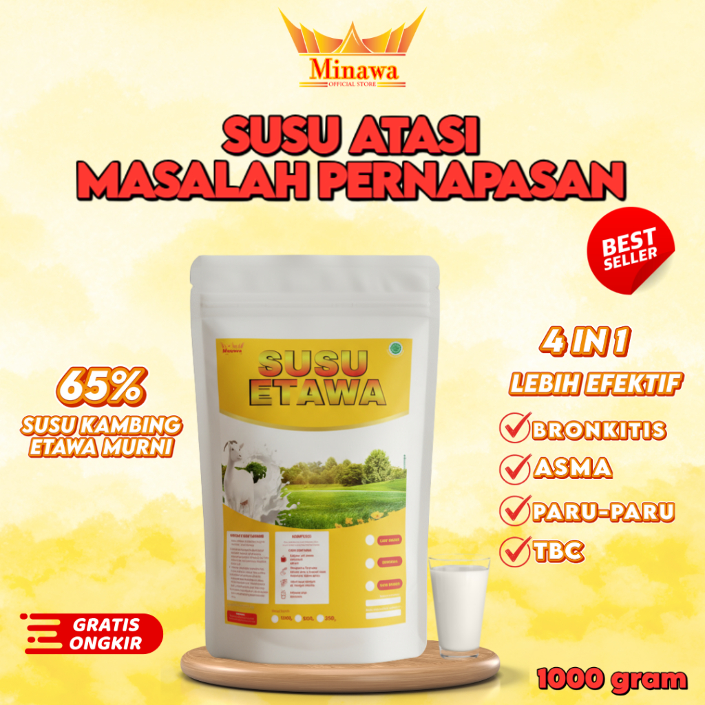 Jual Susu Kambing Etawa Bubuk 1 Kg Halal Garansi Uang Kembali Rasa ...