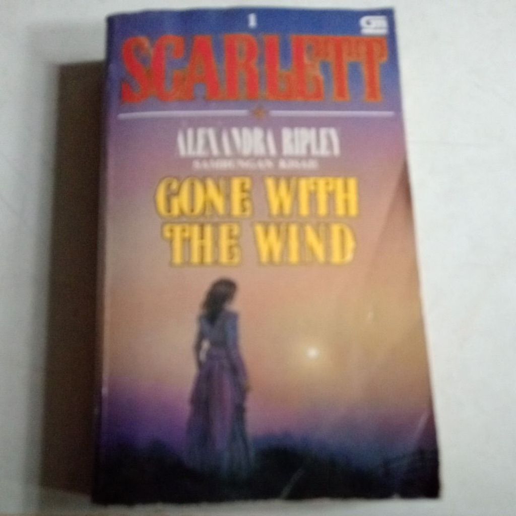 Jual Novel Scarlett,Alexandra Ripley Sambungan kisah,Gone With The wind ...