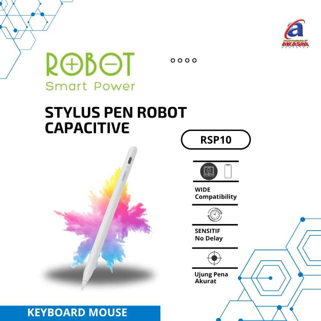 Jual Robot Stylush pen Capacitive RSP10 | Shopee Indonesia