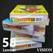 Jual BUKU VISION 58 LEMBAR | Shopee Indonesia