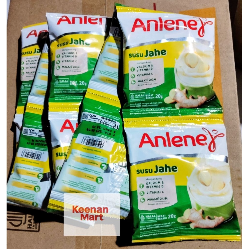 Jual Anlene Susu Jahe Sachet 20gr – 1 Renceng Isi 10 Pcs – Kaya Kalsium ...