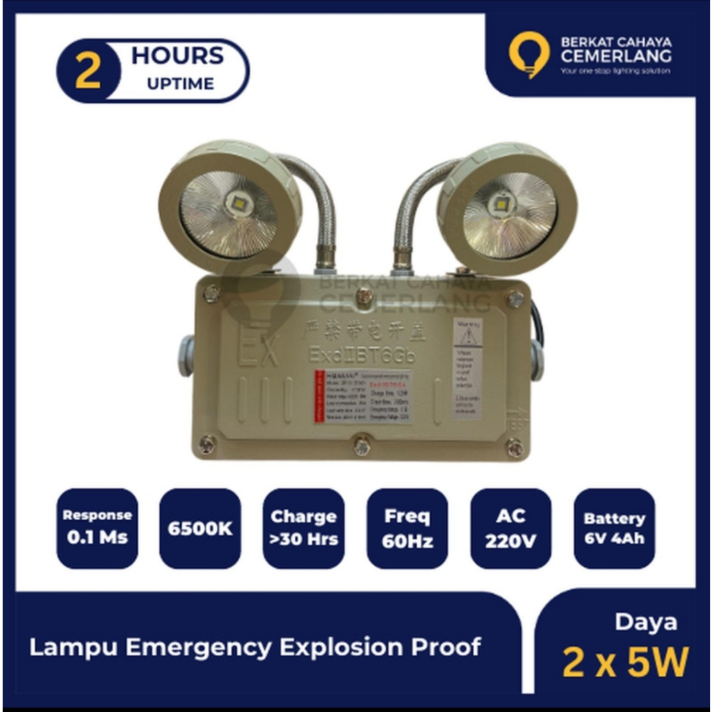 Jual Lampu Emergency Mata Kucing Explosion Proof Anti Ledakan | Shopee ...