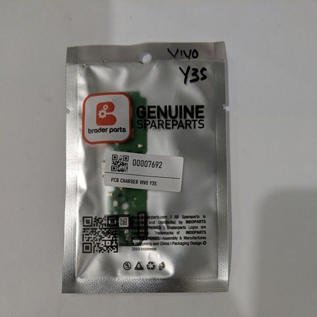 Jual PAPAN CAS / PCB CAS VIVO Y12 / Y3S / Y15 BRADERPARTS | Shopee ...