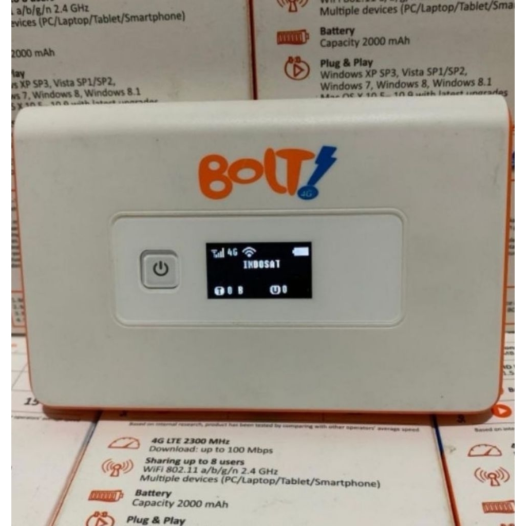 Jual Modem Wifi 4G LTE Bolt Orion Movimax Mv1 Mifi Bolt ZTE MF90 Unlock ...