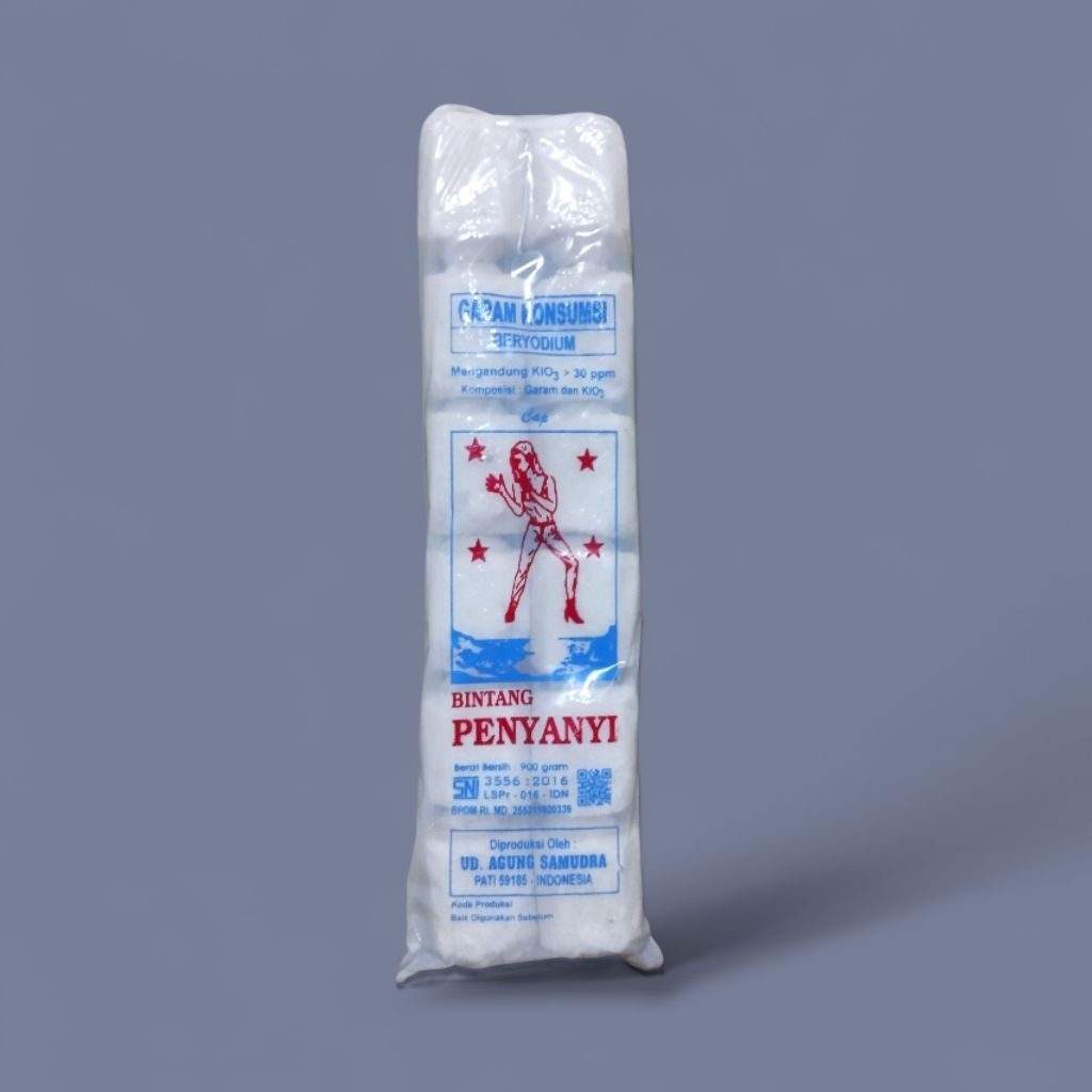 Jual GARAM BATA BERYODIUM 900GR BINTANG PENYANYI - GARAM KONSUMSI ...