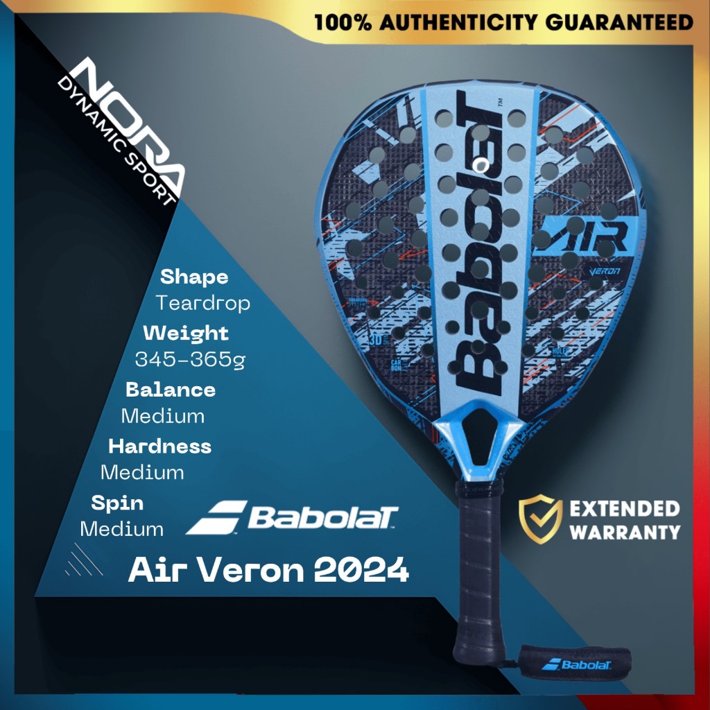 Jual Babolat Air Veron 2024 Original Raket Padel Nora Dynamic Sport ...