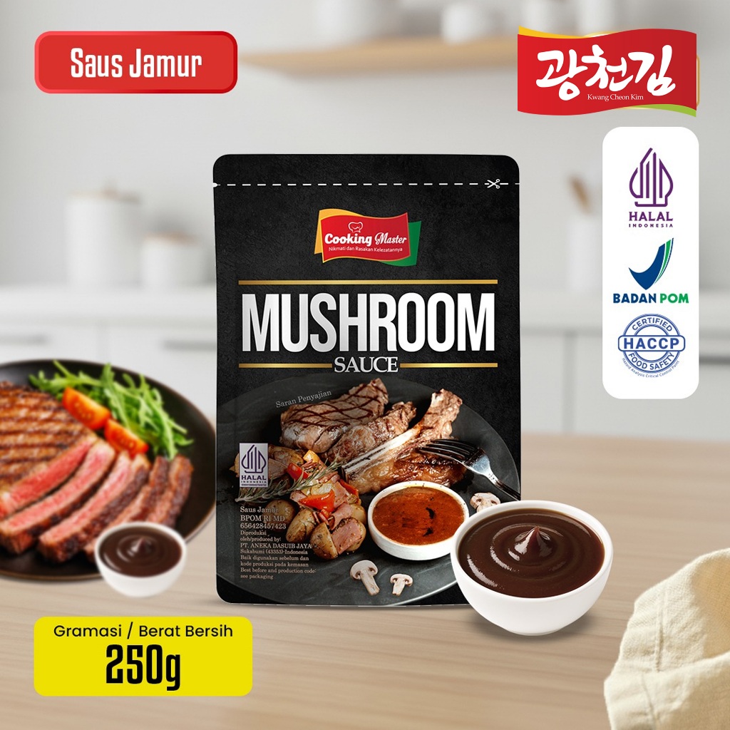 Jual KC. Saus Jamur / Mushroom Sauce Saus Jamur Mushroom Sauce 250g ...