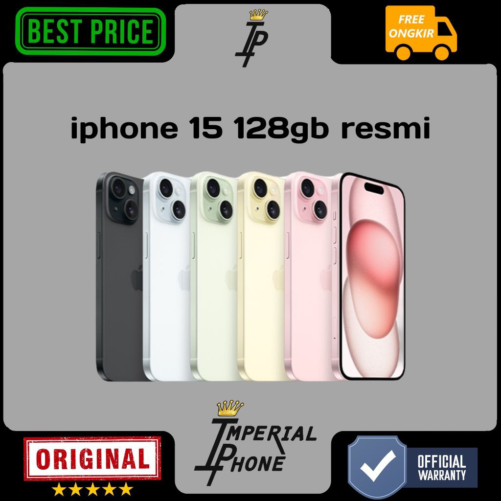 Jual iphone 15 128Gb resmi | Shopee Indonesia