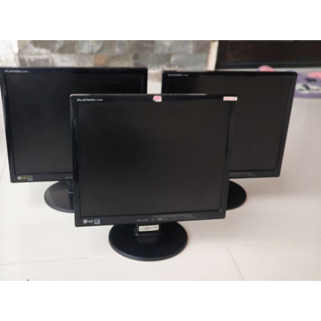 Jual monitor LCD LG/HP 17 inch kotak.normal | Shopee Indonesia