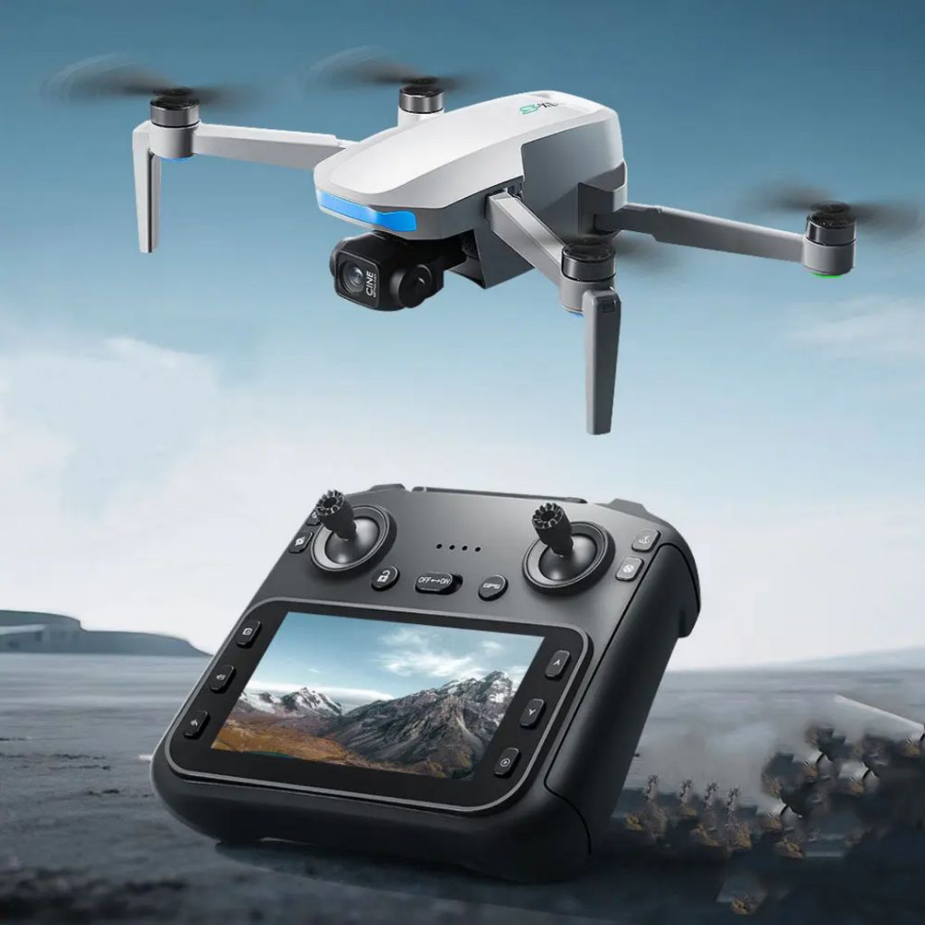 Jual (COD) DRONE S-X1 4K REMOT LAYAR 5.6 INCH GIMBAL 3-AXIS JARAK 5KM ...