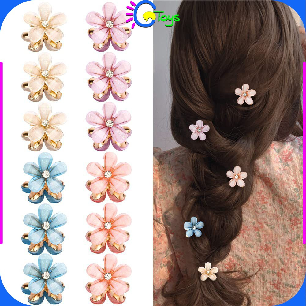 Jual CR-C1388 Jepit Rambut Poni Kecil Bentuk Bunga Daisy / Jepitan ...