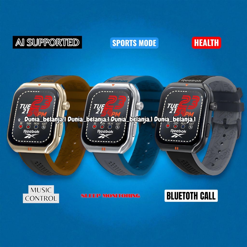 Jual Original 100%!! AI SUPPORT!! SMARTWATCH REEBOK Relay Sport Jam ...