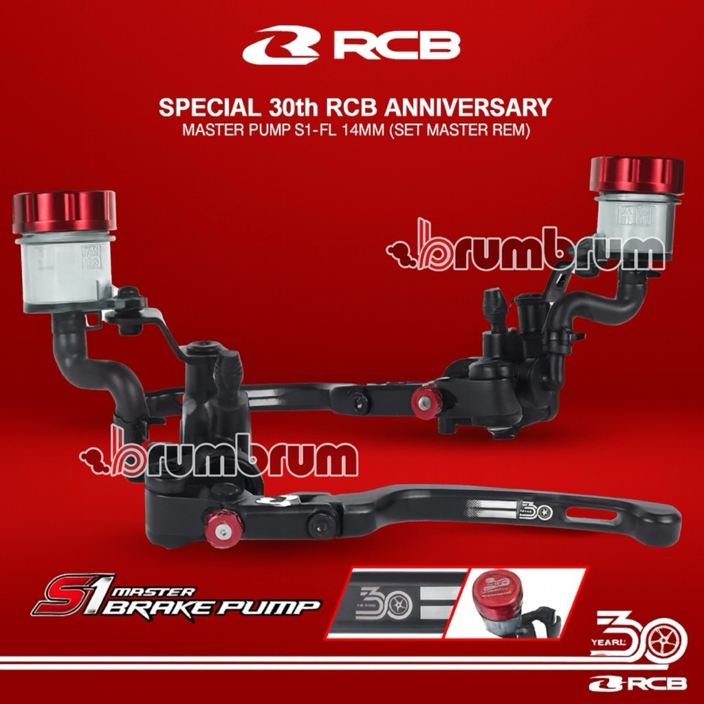 Jual Paket Master Rem Tabung RCB S1-FL 14 mm Kiri dan Kanan 30th ...