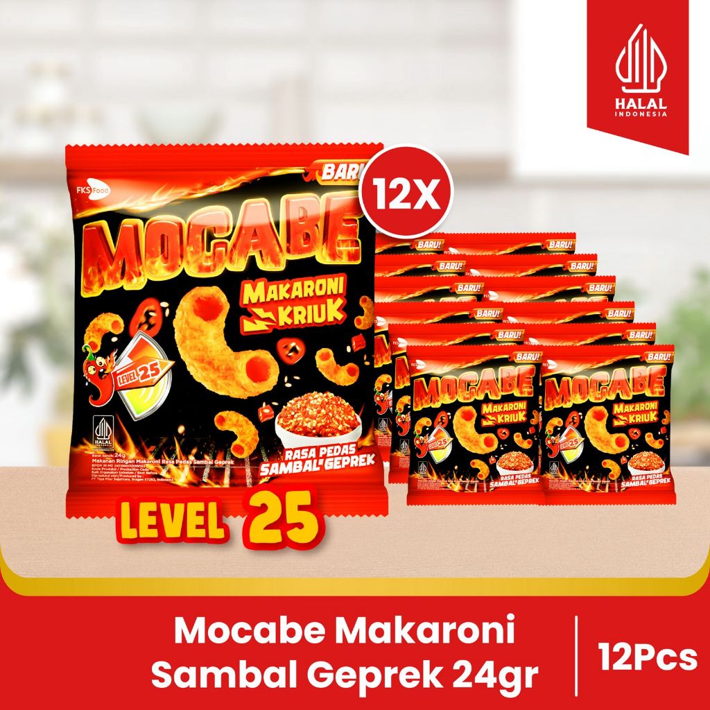 Jual Paket Bundling Macaroni Mocabe Sambal Geprek 24gr - 12pcs | Shopee ...