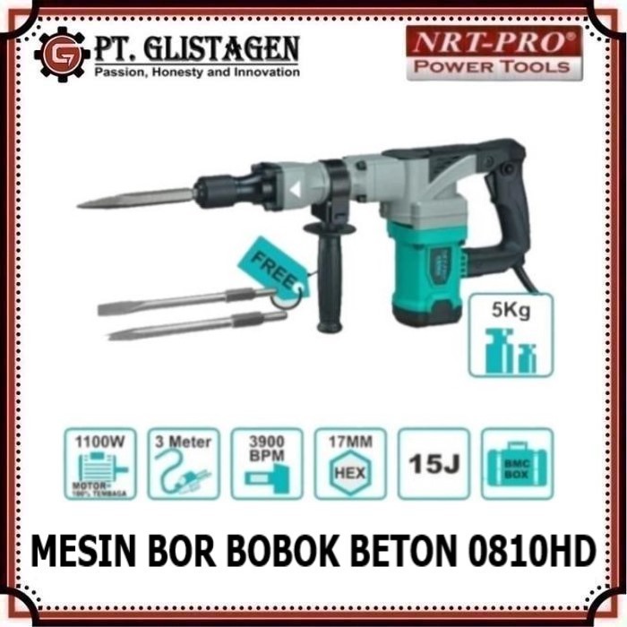 Jual NRT PRO 0810 HD Mesin Bor Bobok Beton Tembok Jack Hammer ...