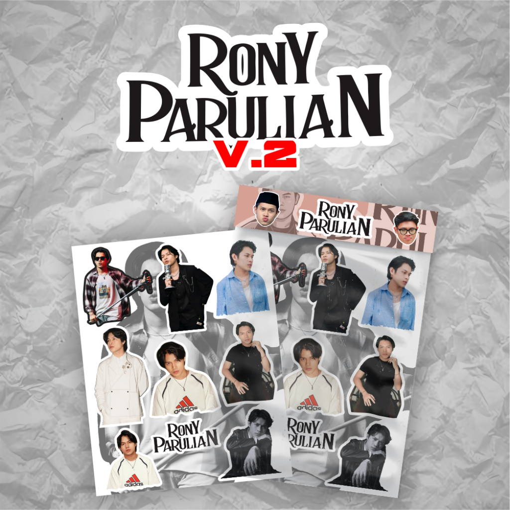 Jual V.2 Stiker Pack Premium Rony Parulian Cartoon Sticker Artis Musik ...