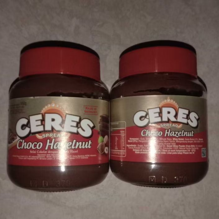 Jual Ceres Spread Choco Hazelnut 350gr, Ceres Choco Hazelnut & Milk ...