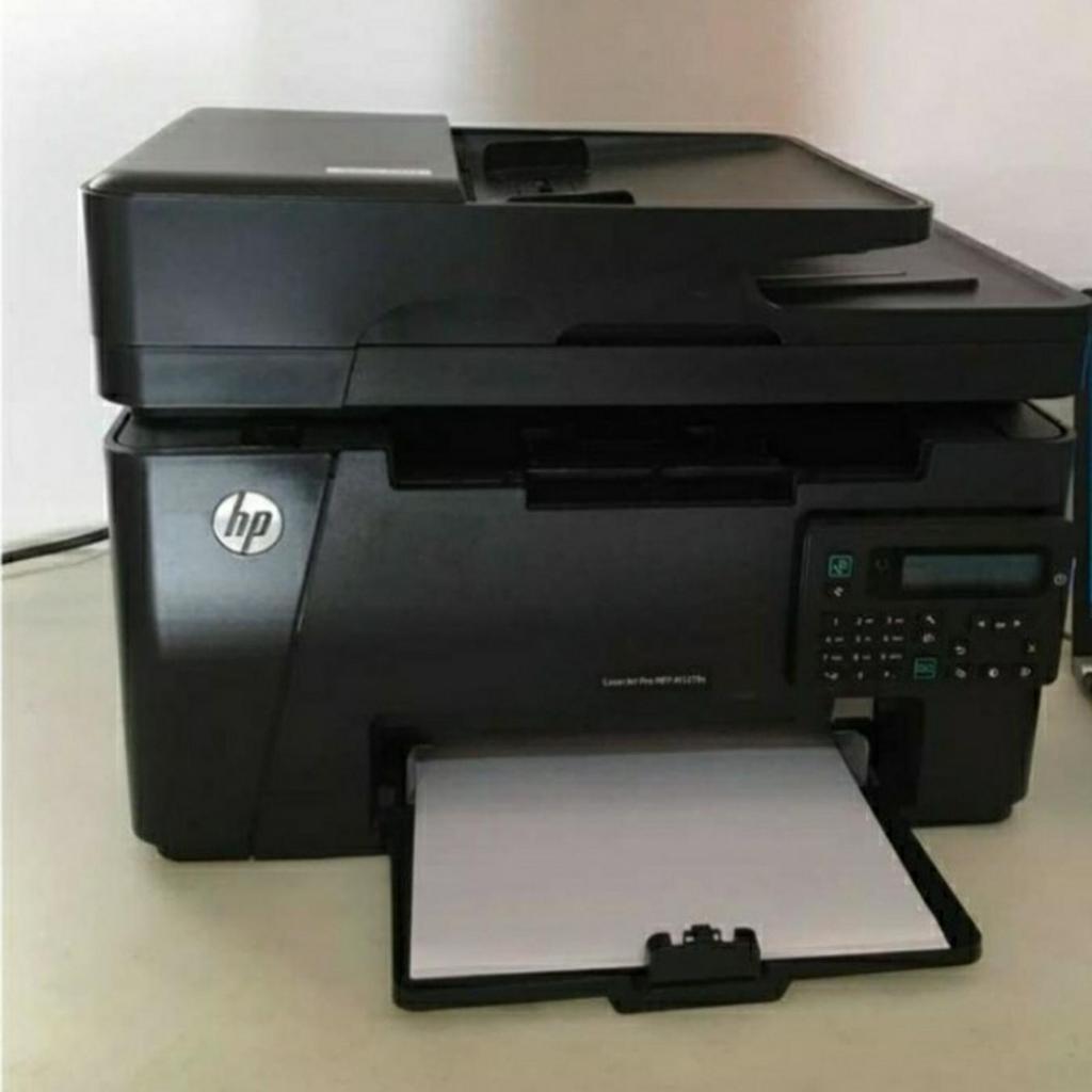 Jual Printer hp laserjet pro MFP M127fn peint scan copy adf f4 | Shopee ...