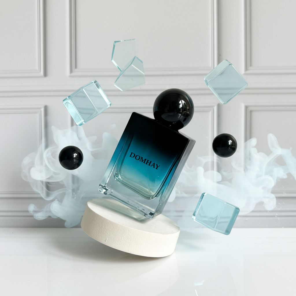 Jual 50ml KLSM OMBRE Candy Hitam Biru Bola Botol Parfum Semi Press Kaca ...