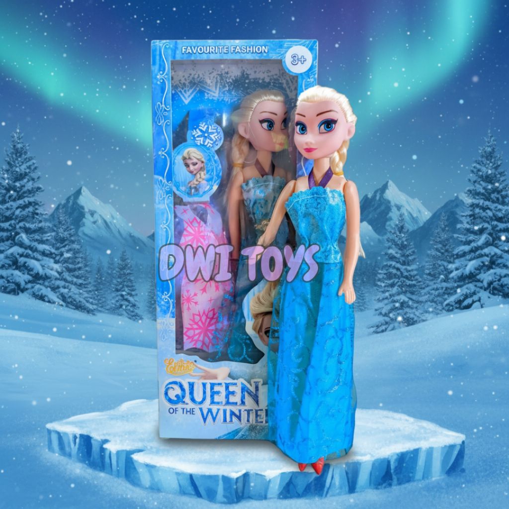 Jual Mainan Anak Boneka Berbie Frozen Mainan Boneka Plus Baju Mainan ...