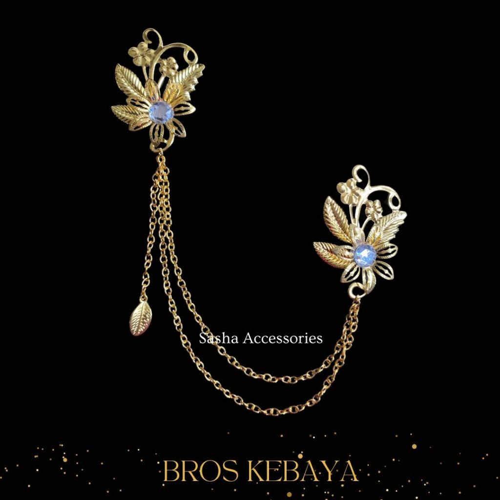 Jual Bros Kebaya Rantai Desain Menarik | Bros Kebaya Janggan Kutubaru ...