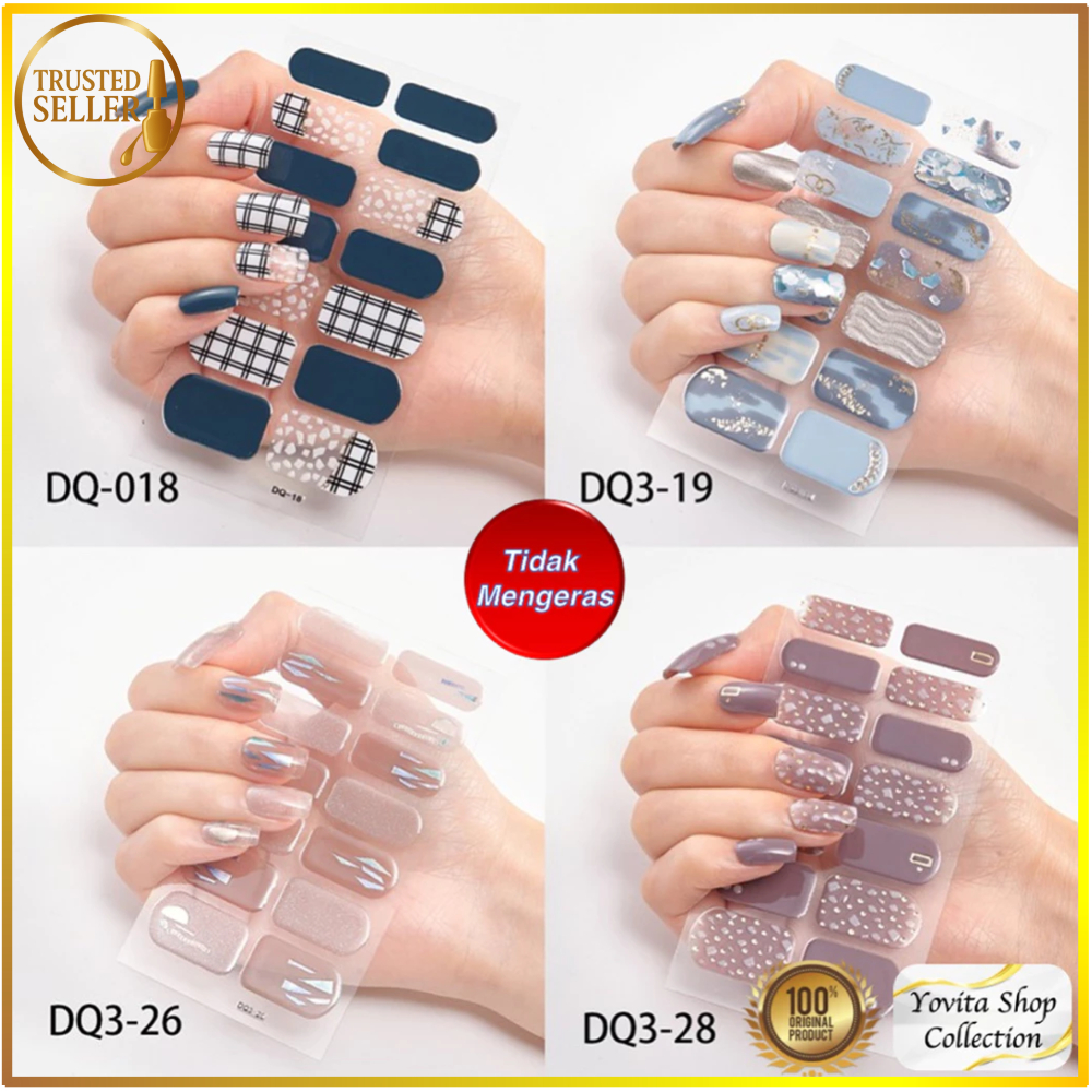 Jual 14Pcs/Stiker Kuku Murah / Nail Art Sticker / Nail Art Stiker ...