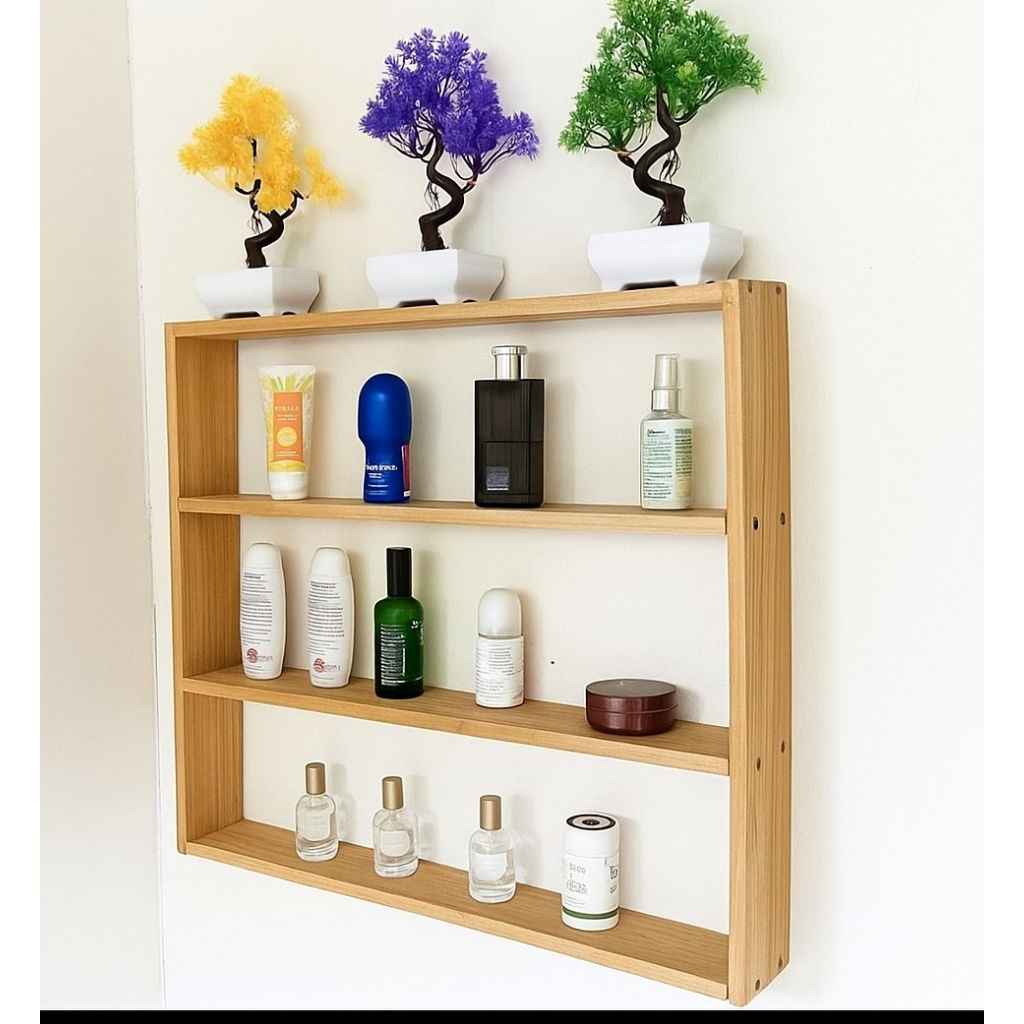 Jual Rak dingding/Rak parfum/rak mainan kayu | Shopee Indonesia