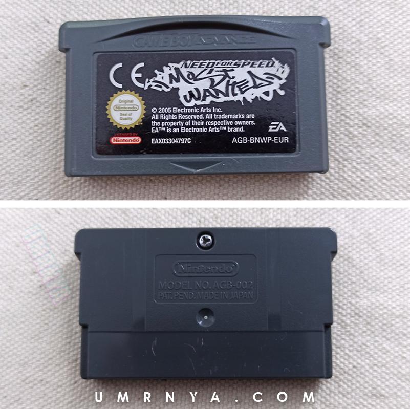 Jual Kaset Gameboy Need For Speed Most Wanted NFS Nintendo Advance GBA ...