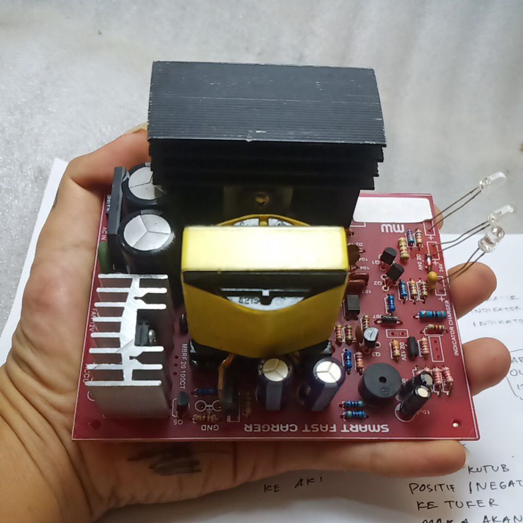 Jual MODUL CHARGER AKI 12V/24V OUTO 100A/modul carger skematik/carger ...