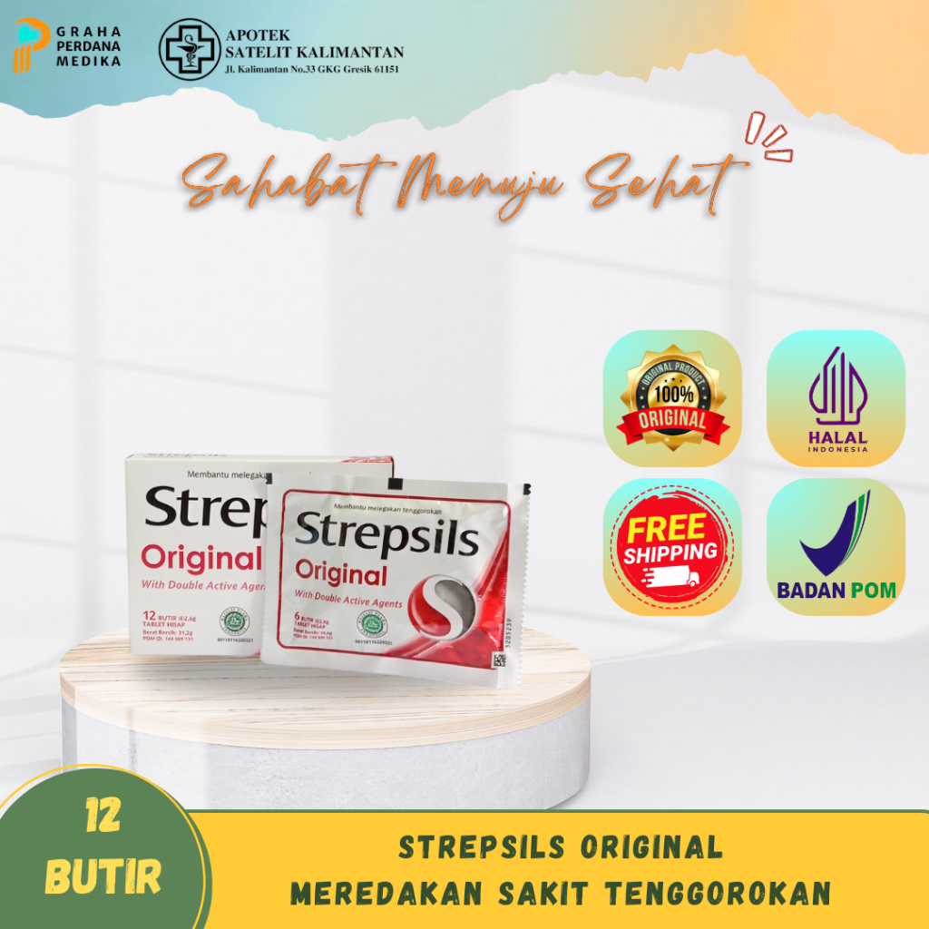 Jual STREPSILS ORIGINAL - Untuk Meredakan Sakit Tenggorokan | Shopee ...