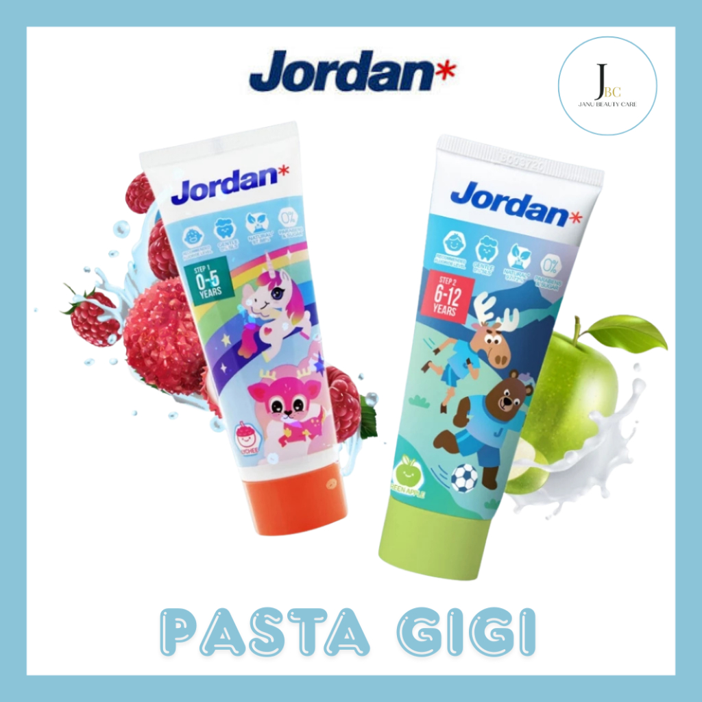 Jual Jordan Oral Care Kids Toothpaste 75gr 0-12 Tahun | Shopee Indonesia