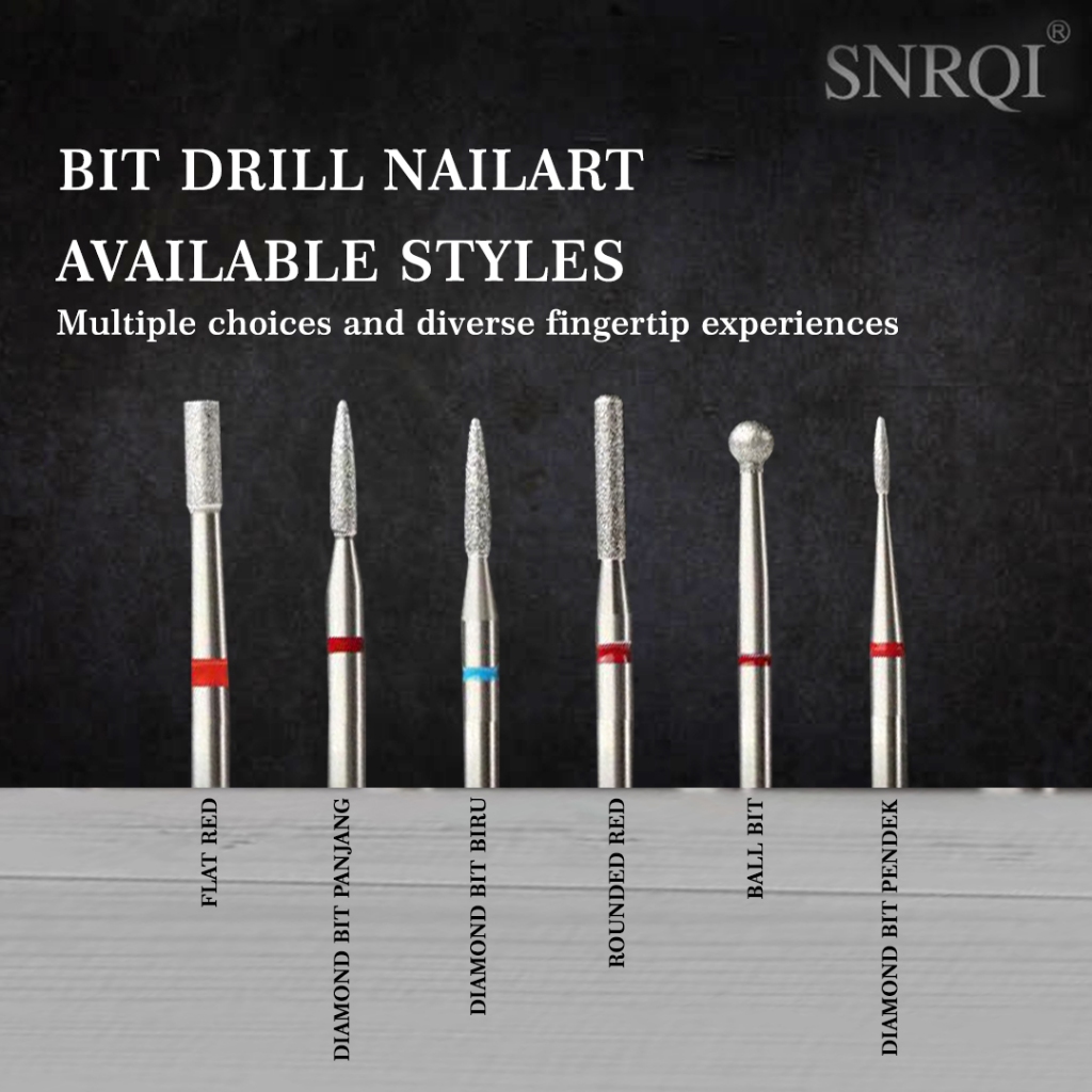 Jual Bit Drill Nailart Ouboli Specialized manicure &pedicure tools ...