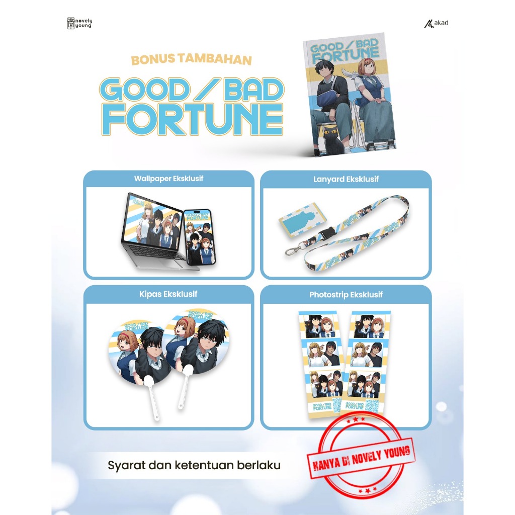 Jual Novel Good / Bad Fortune - Ariel Duyung - Akad - Gratis Biaya ...