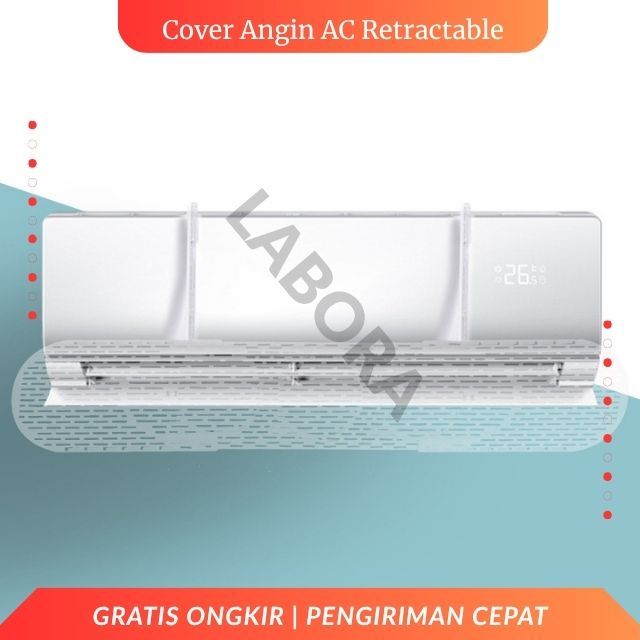 Jual LS - Penutup AC Pelindung AC / Talang AC Transparan / Reflektor ...
