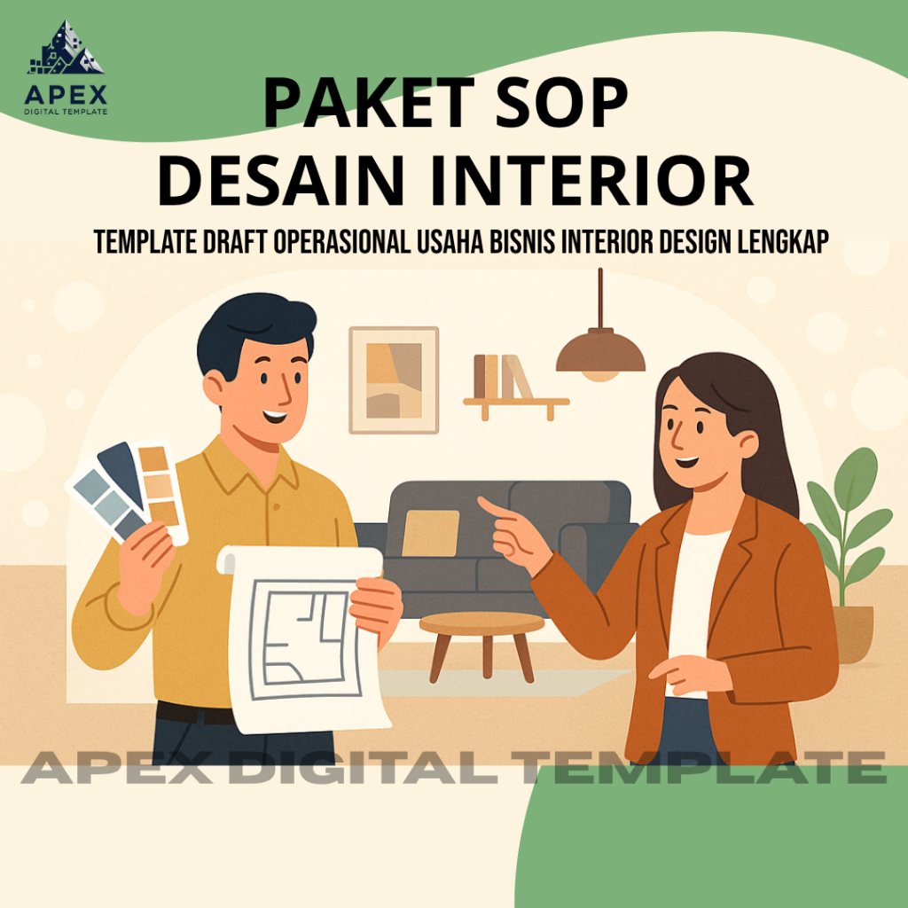 Jual Paket SOP Desain Interior Lengkap | Template Draft Operasional ...