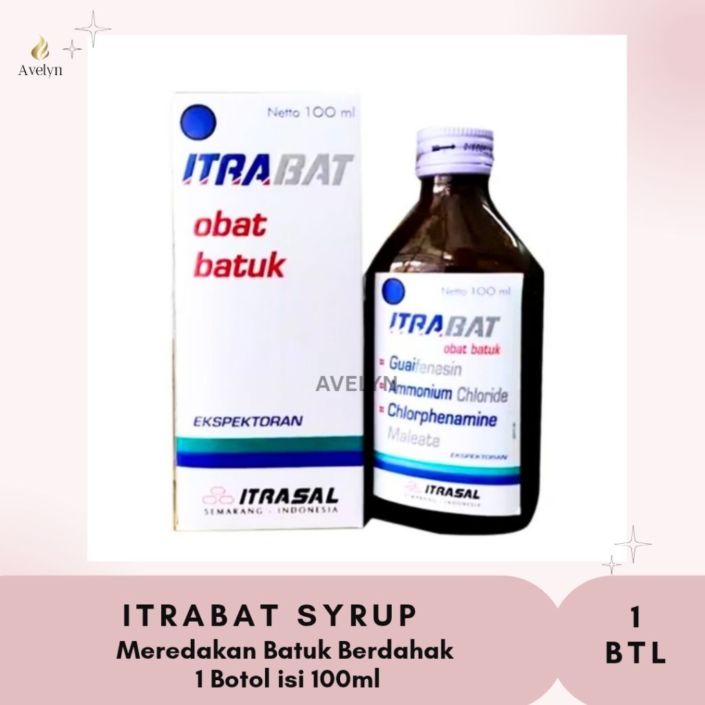 Jual Itrabat Syrup 100ml - Obat Batuk Bedahak Alergi | Shopee Indonesia