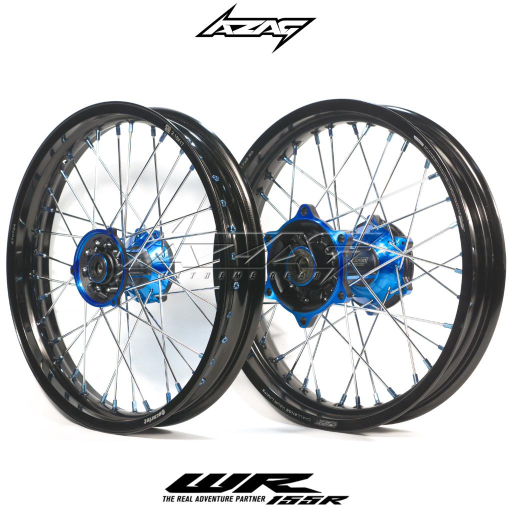 Jual VELG SET SUPERMOTO WR155 SCARLET 215-250 TROMOL SCARLET TWO TONE ...