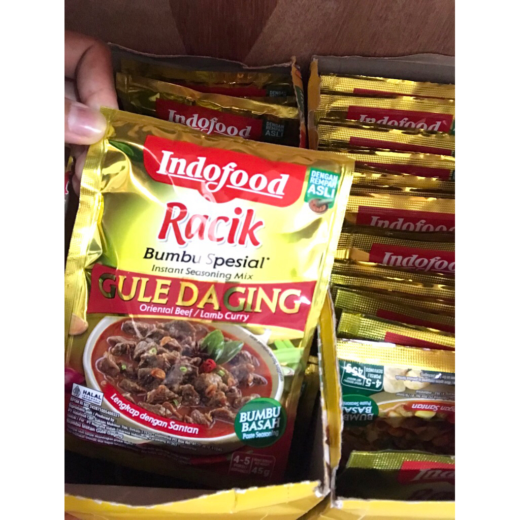 Jual RACIK INDOFOOD GULAI DAGING BUMBU INSTAN 45gr | Shopee Indonesia