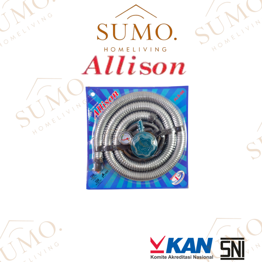 Jual GASCOMP ALLISON ALS-06 Regulator Gas Meter/Selang Gas Regulator ...