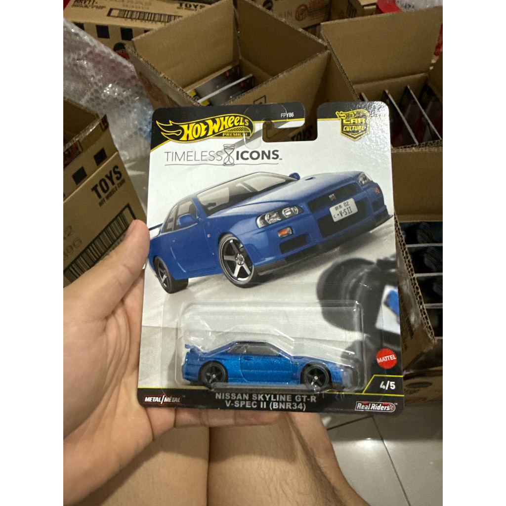 Jual Hot Wheels Timeless Icon Terbaru Ferrari F50, R34 Biru, Lexus ...