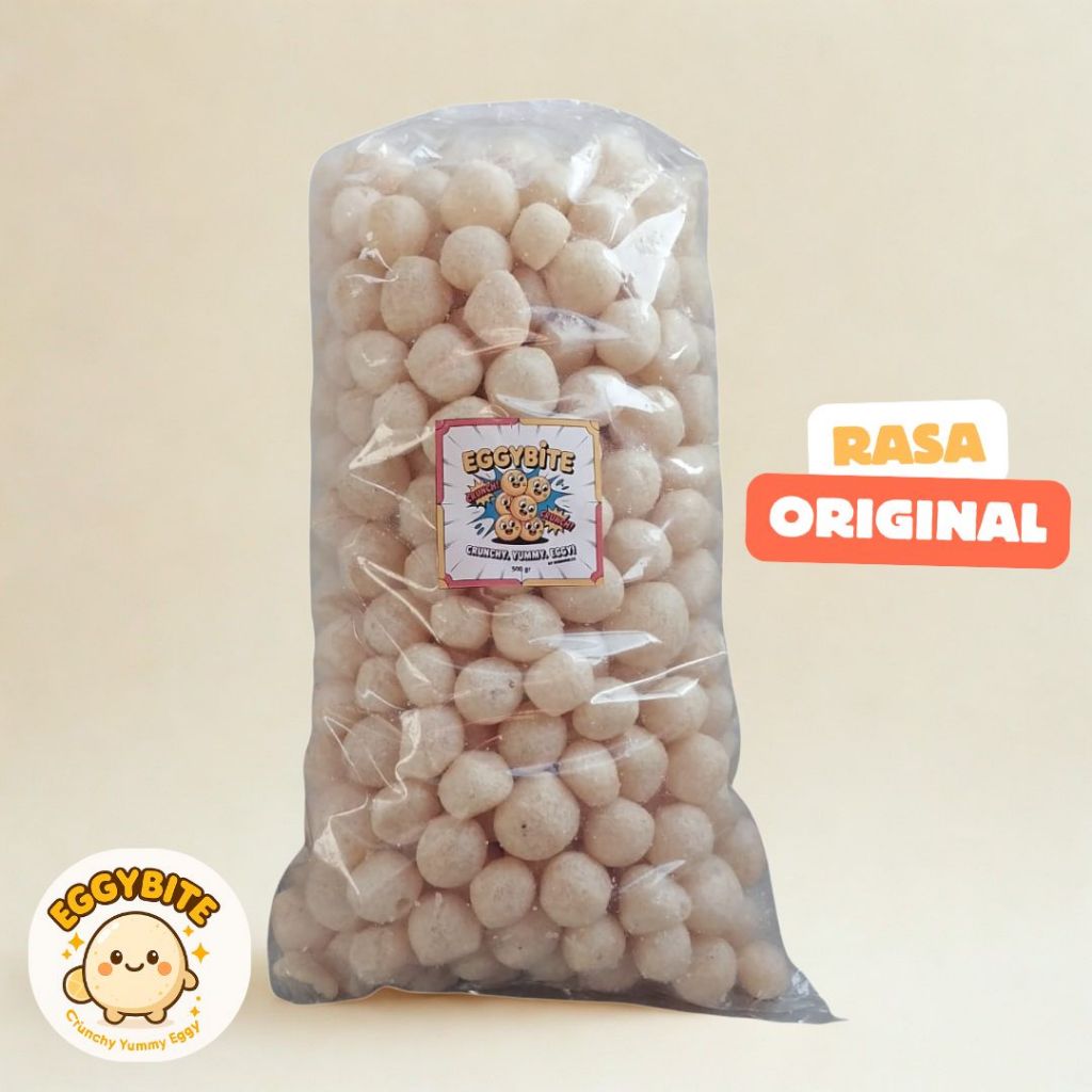 Jual EggyBite - Endog Lewo Cimol Kering 500gr Rasa Original – Cemilan ...