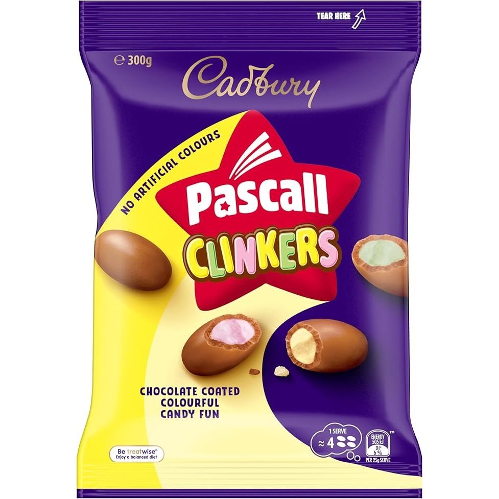 Jual Cadbury Pascall Clinker Milk Chocolate Lollies Snack & Share Bag ...