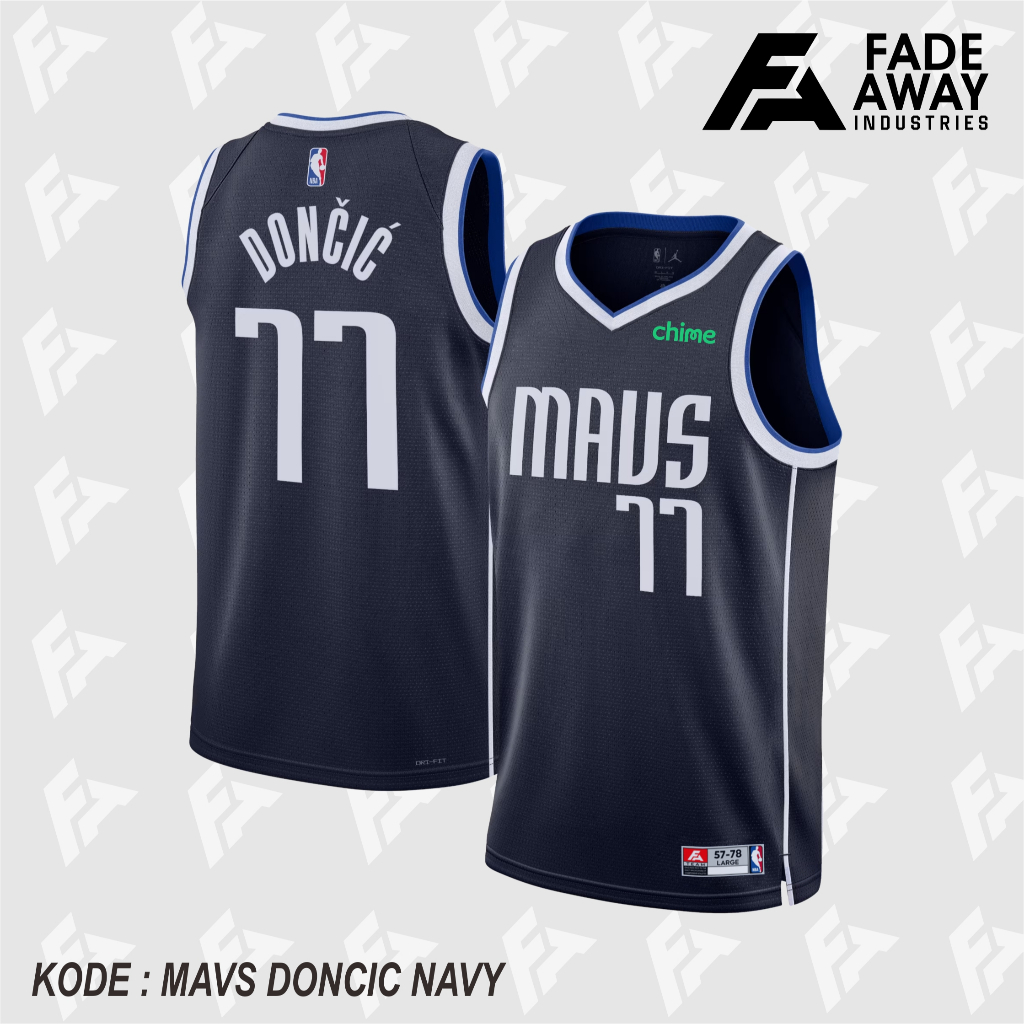Jual JERSEY BASKET DONCIC #77 MAVS NAVY | Shopee Indonesia