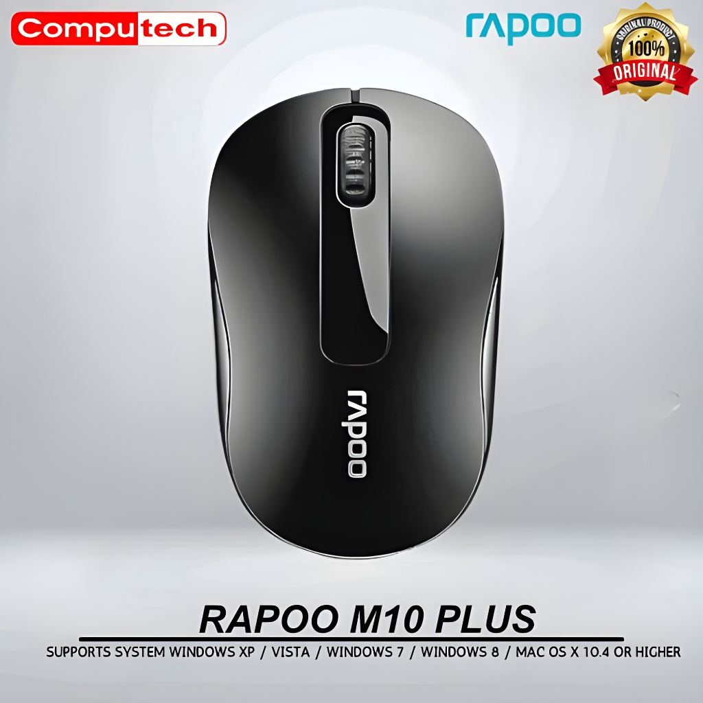 Jual Mouse Wireless Rapoo M10 Plus Garansi Resmi | Shopee Indonesia