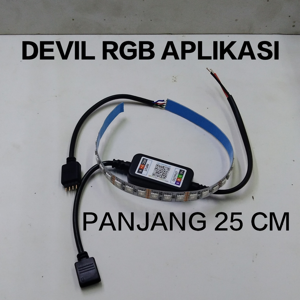 Jual Lampu LED Devil / Demon RGB Bluetooth LED rapat seperti pada foto ...
