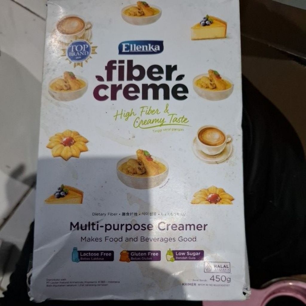 Jual ELLENKA FIBER CREME 450gr RIJEK KEMASAN | Shopee Indonesia