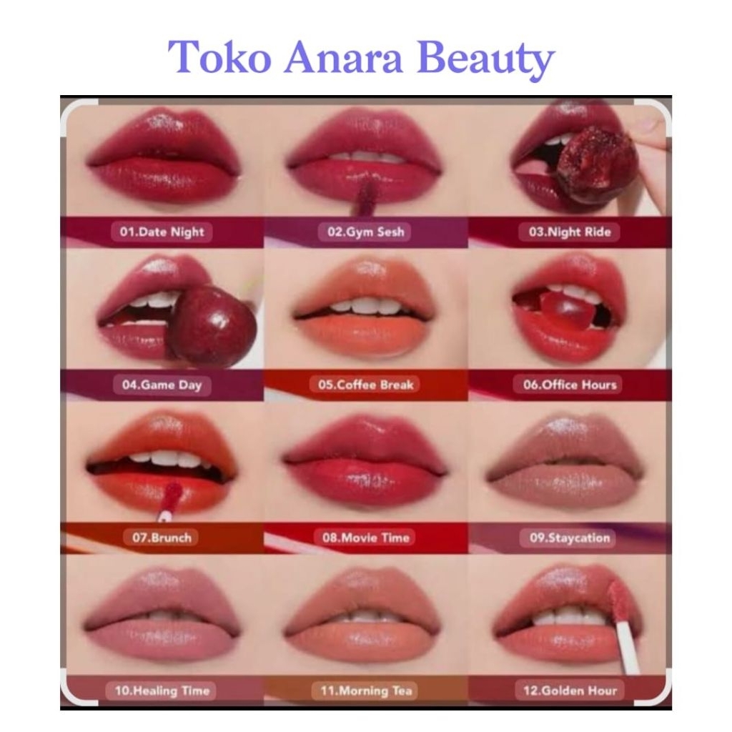 Jual Mop Lips Tint AM To PM Colorfash Hypertint | Shopee Indonesia
