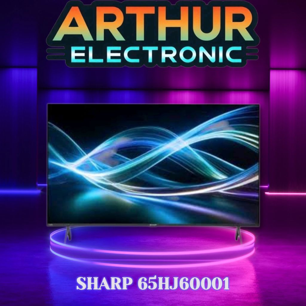 Jual LED TV Sharp 65 inch 4T-C65HJ60001 Resolusi 4K UHD Google TV ...